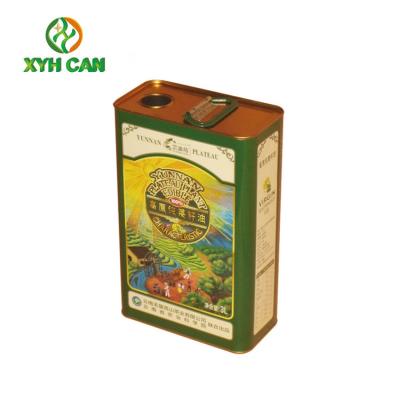 China Olive Oil Tin Can Innovation Packaging Food Storage Tins Vaporizer Oil Container for sale