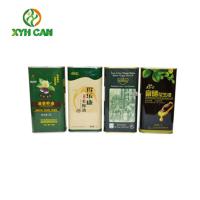China Olive Oil Tin Can Commercial Empty Oil Tin Packaging Aluminium Frying Oil Container for sale