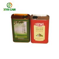 China Olive Oil Tin Can Tinplate Square Metal Customized Design Oem Service for sale