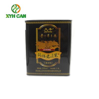 China Large Round Tin Cans for Olive Oil Tin Containers Olive Oil Packaging Bottole PMS Printing for sale