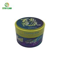China Wax Tin Can 268g Flat Tin Container 0.21mm Tinplate For Car Wax Packaging for sale