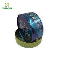 China Wax Tin Can 268g Flat Tin Container 0.21mm Tinplate For Car Wax Packaging for sale