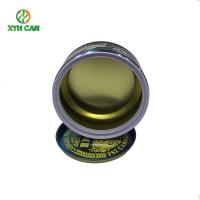 China Wax Tin Can 268g Flat Tin Container 0.21mm Tinplate For Car Wax Packaging for sale