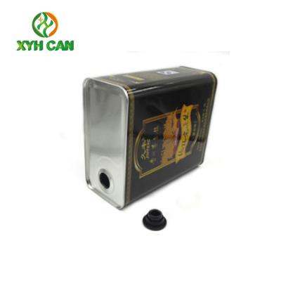 China Food Grade Round Olive Oil Tin Can /  Recyclable Tin Food Containers for sale