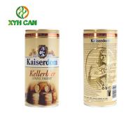 China Beer Tin Cans Round Empty Metal Tins Packaging 1000ml Metal Storage Tins 0.18-0.25 mm Thickness for sale