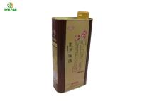 China Olive Oil Tin Can of 250ml Square Cylinder Shape 0.18-0.25 Mm Thickness for sale