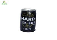 China Glossy Lamination 100ML 0.21mm Tinplate Round Wine cans for sale