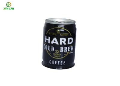 China Glossy Lamination 100ML 0.21mm Tinplate Round Wine cans for sale