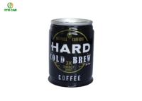 China Glossy Lamination 100ML 0.21mm Tinplate Round Wine cans for sale