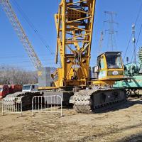 China Used 180T Construction Crawler Crane For Lifting Heavy Obstacles And Rescue Equipment for sale