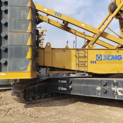 China Well Maintained Used Crawler Crane Equipment / Mobile Crawler Crane 1.5 Km/H Travel Speed for sale