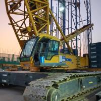 China 18m - 102m Boom Second Hand Crawler Cranes For Lifting And Transshipping Large Items for sale