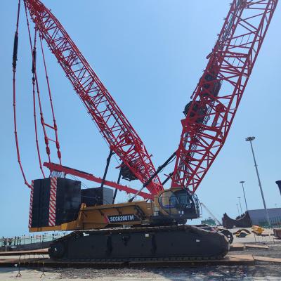 China Used 500T Construction Crawler Crane For Large Infrastructure Projects 84m Long Boom Crane for sale