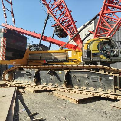 China SANY Used 500T Crawler Crane Equipment 1.5 Km/H Travel Speed With Good Controllability for sale