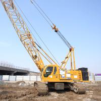 China Lifting Capacity 100 Tons Construction Crawler Crane With PLC Control System XGC100T for sale