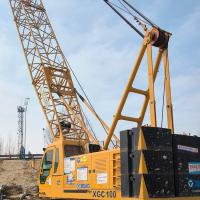 China Second Hand Xcmg Crawler Cranes 100T In Urban Construction 1.5km/h Travel Speed for sale