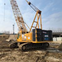 China Used 100T Mobile Crawler Crane In Warehousing Logistics 1.5km/H Travel Speed for sale