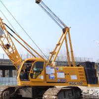 China XCMG  100T Used Crawler Cranes 1.5km/H Travel_Speed For Mining for sale