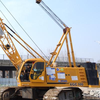 China XCMG  100T Used Crawler Cranes 1.5km/H Travel_Speed For Mining for sale