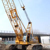 China 1.5km/H 100T Crawler Crane With Boom / Used Crawler Cranes 298kW Engine Power for sale