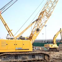 China 180T Construction Crawler Crane XCMG 13m-52m Boom Length for sale
