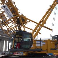 China Used 260T Mobile Crawler Crane 400 Feet Boom Length 1430t.m lifting moment for sale