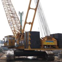 China 220T Crawler Crane Used In Bridge Construction Plays An Important Role In The Construction Process for sale