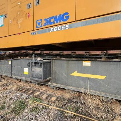 China 55T Used Crawler Crane 13.5m - 58m Boom Length for sale