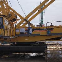 China 3600kNm Tamping Capacity Hydraulic Crawler Crane with 40% Maximum Gradeability and 32t Counterweight for Heavy Lifting for sale