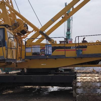 China 3600kNm Tamping Capacity Hydraulic Crawler Crane with 40% Maximum Gradeability and 32t Counterweight for Heavy Lifting for sale