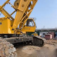 China Hydraulic Crawler Crane with 20t Rated Hammer Weight 40% Maximum Gradeability and 2.69rpn Slewing Speed for sale