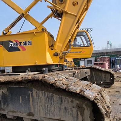 China 130 Tons Operating Weight Hydraulic Crawler Crane With 35% Max Gradeability And 0-3rpm Rotation Speed for sale