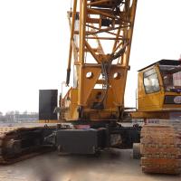 China Used 85T Crawler Crane with 30% Maximum Gradeability, 16-73m Main Boom Length, and 175/220kw/RPm Rated Power for Heavy Lifting for sale