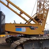 China Hydraulic Crawler Crane with Maximum Gradeability 40% Tamping Capacity 3600kNm and Slewing Speed 2.69rpn for sale