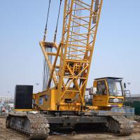 China Hydraulic Crawler Crane with 3600kNm Tamping Capacity, 40% Maximum Gradeability, and 19-28m Main Boom Length for Heavy Lifting for sale