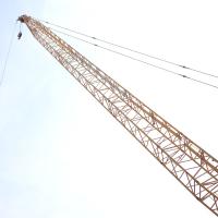 China 800 Liters Fuel Tank Capacity Crawler Mobile Crane with Max Ground Pressure 0.9 Kg/cm2 and Slewing Speed 1.5 RPM for sale