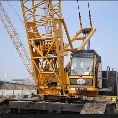 China Used Crawler Mobile Crane with 40% Maximum Gradeability, 0.06MPa Ground Pressure, and 800 Liters Fuel Tank Capacity for sale