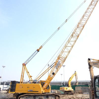 China Used Crawler Crane with 50 Meters Maximum Working Radius 260 T Max Rated Lifting and Diesel Engine for Heavy Lifting for sale