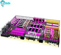 China Large Inside Trampoline Park With Obstacles For Kids Environmental Friendly for sale