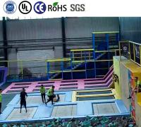 China Large Inside Trampoline Park With Obstacles For Kids Environmental Friendly for sale