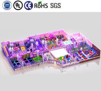 China Customized Castle Theme Kids Soft Playground Maze Play Slide Swing Playground Equipment for sale