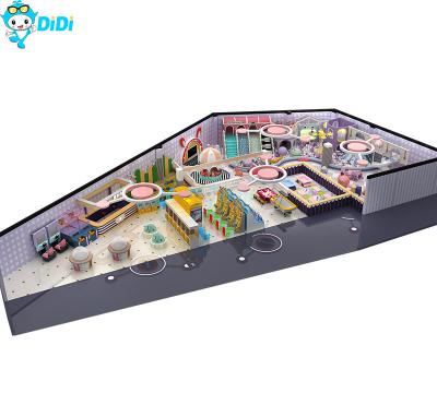 China Creative  Macaron Themed Kids Amusement Park Environmentally Friendly for sale