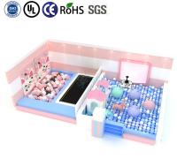 China Macaron Pink Themed Kindergarten Playground Equipment Indoor commercial for sale