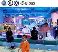 China Commercial Ball Pit Indoor Playhouse Equipment Tube Slide Colorful Design for sale