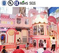 China Customizable Kids Soft Play Indoor Playground Equipment Macaron Style Pink Themed for sale