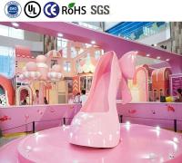 China Custom Themed Childrens Indoor Play Equipment Pink Color Kids Soft Play Ground for sale