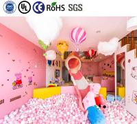China Custom Themed Childrens Indoor Play Equipment Pink Color Kids Soft Play Ground for sale