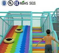 China Green Colorful Role Play Plastic Indoor Playground Equipment Jungle Themed for sale