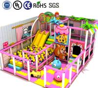 China Pink Theme Children'S Indoor Soft Play Area Equipment ODM/OEM Support for sale