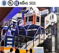 China CAD Drawing Space Themed Kids Soft Play Indoor Playground With Slides Equipment for sale